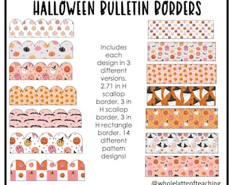 Halloween Bulletin Board Classroom Decor Door Display - Etsy