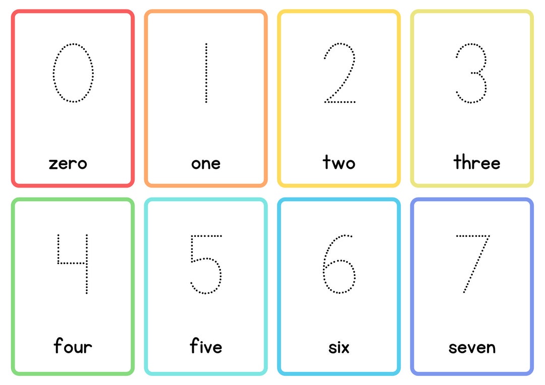 Small Ten Frames With Dotted Numbers - Etsy