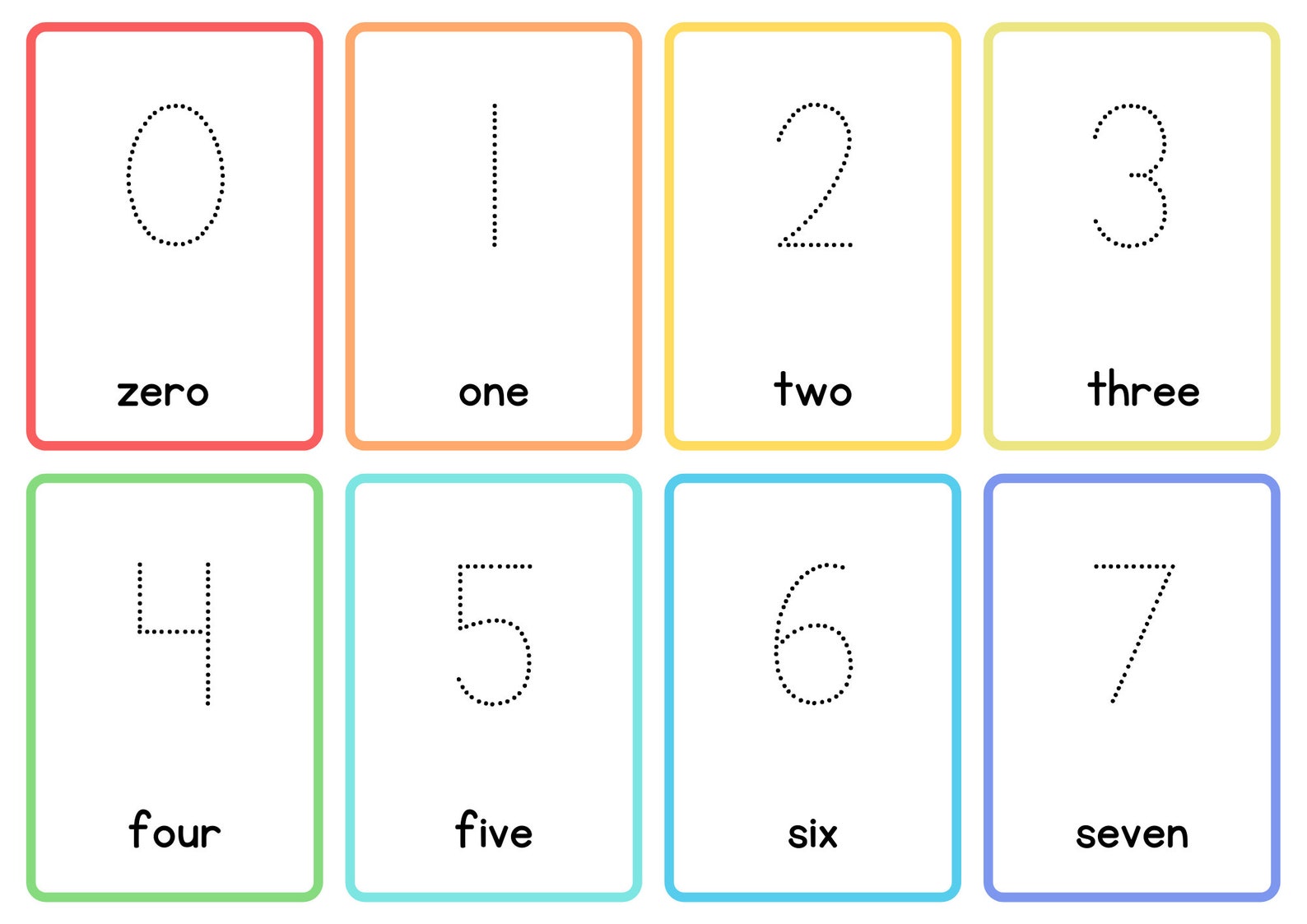 Small Ten Frames With Dotted Numbers - Etsy