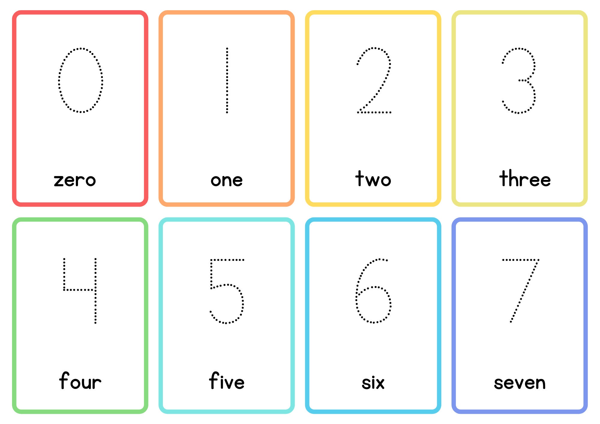 Small Ten Frames With Dotted Numbers - Etsy