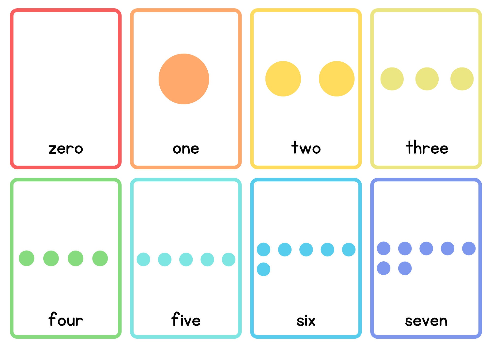 Small Ten Frames With Dotted Numbers - Etsy