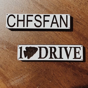 Chiefs Kingdom Sign Tiered Tray Collection | Kansas City Football ...