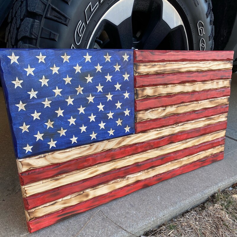 Pallet Flag - Etsy