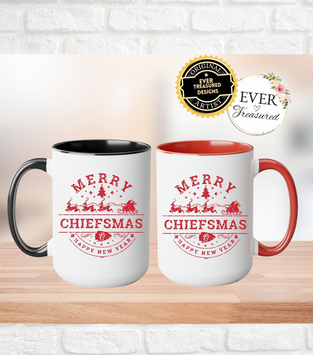 Merry Chiefsmas & Happy New Year Kansas City Football Christmas ...