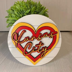 Chiefs Kingdom Sign Tiered Tray Collection | Kansas City Football ...