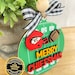 Kansas City Chiefs Ornament Merry Chiefsmas KC Football Fan Christmas ...