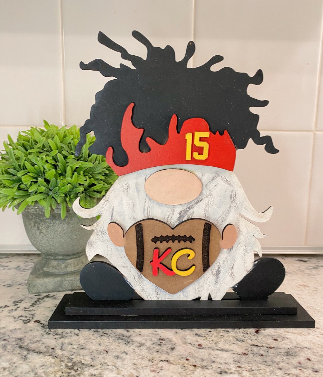 Kansas City Chiefs Mvpat Magnomes | Mahomes Gnome | Mahomes MVP Sign ...
