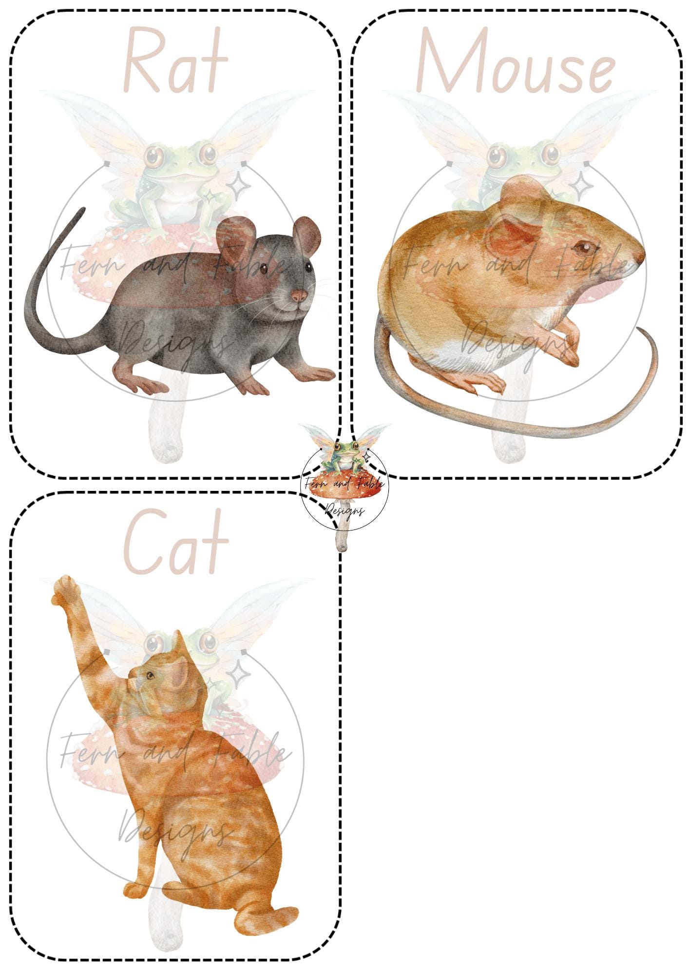 30 Farm Animal Flashcards | Early Learning Printable, Vocabulary, Flash ...