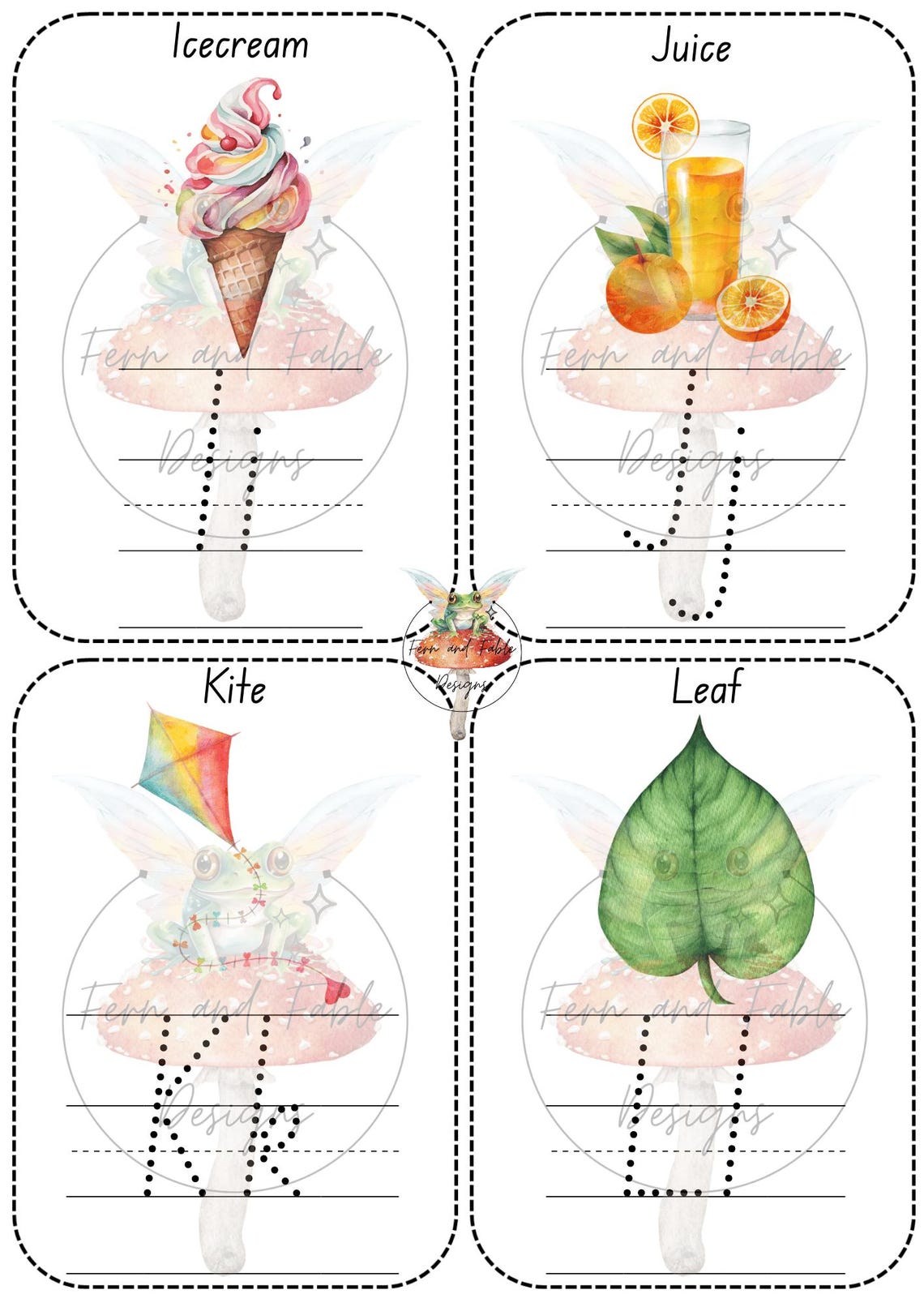 52 Alphabet Letter Recognition Flashcards | Early Learning Printable ...