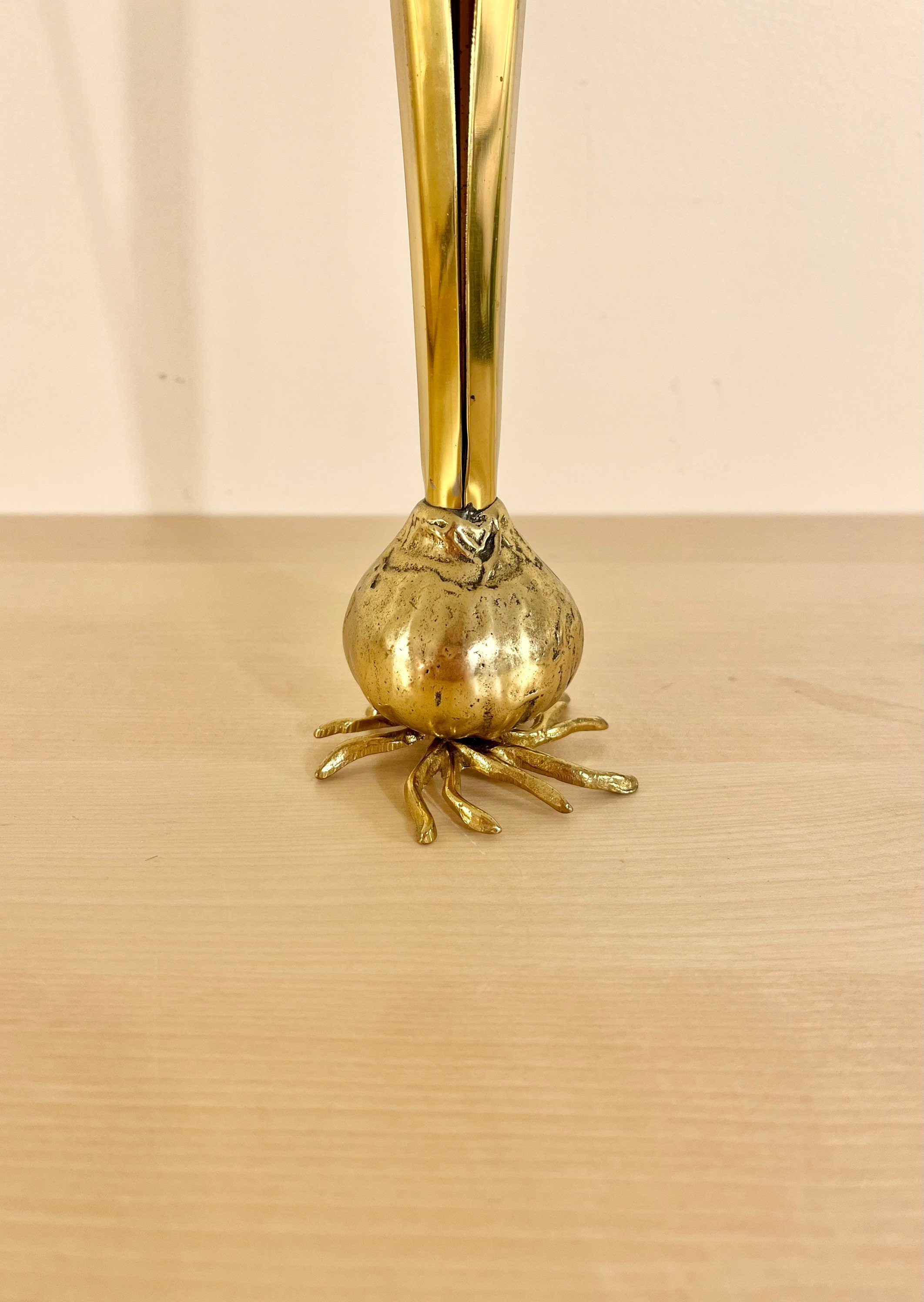 Vintage Brass Onion Candlestick Holder 1980s Onion Figure - Etsy