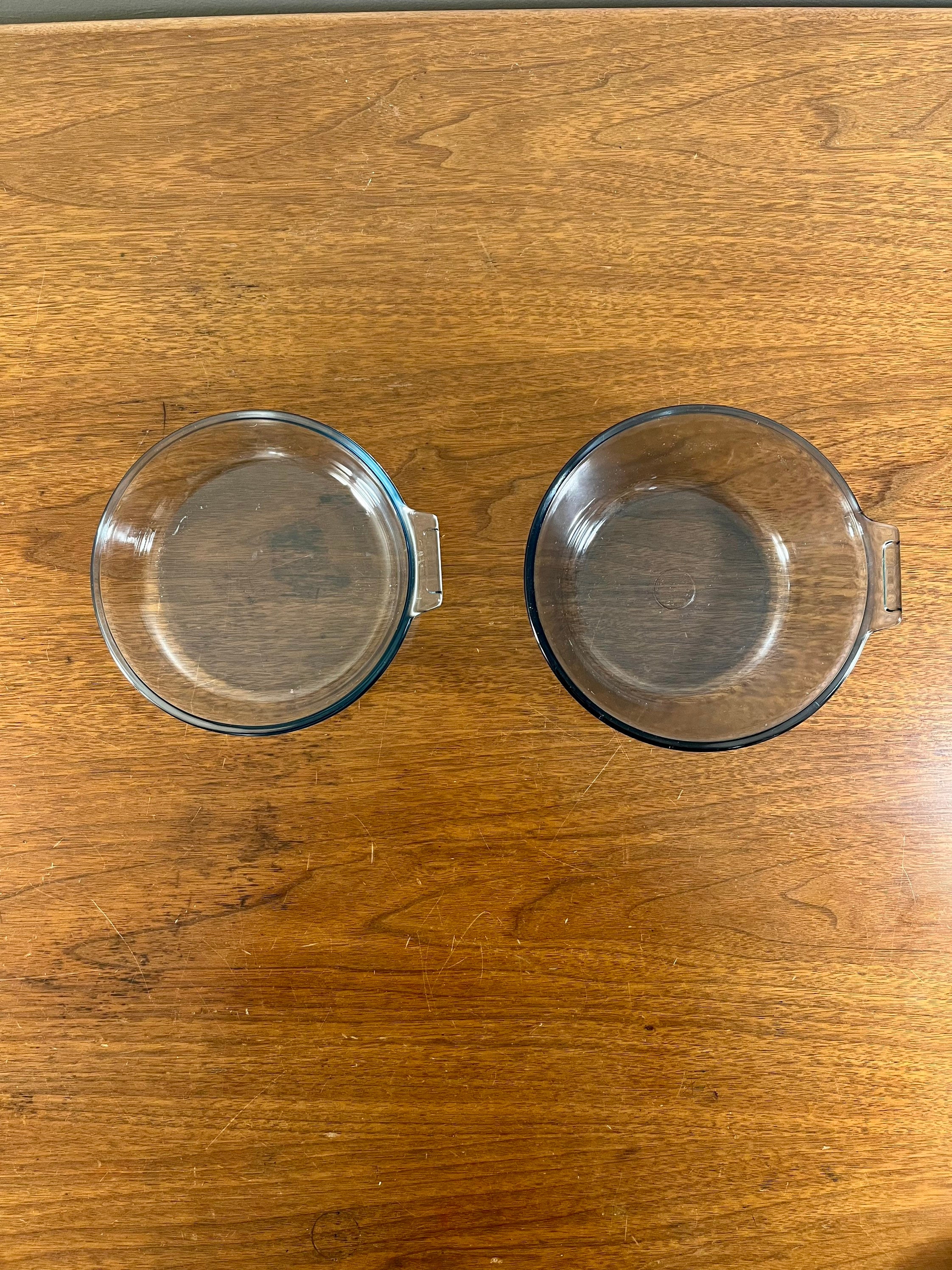 Vintage Pyrex Blue Flameware Dishes Set of 2 Glass Bowls - Etsy