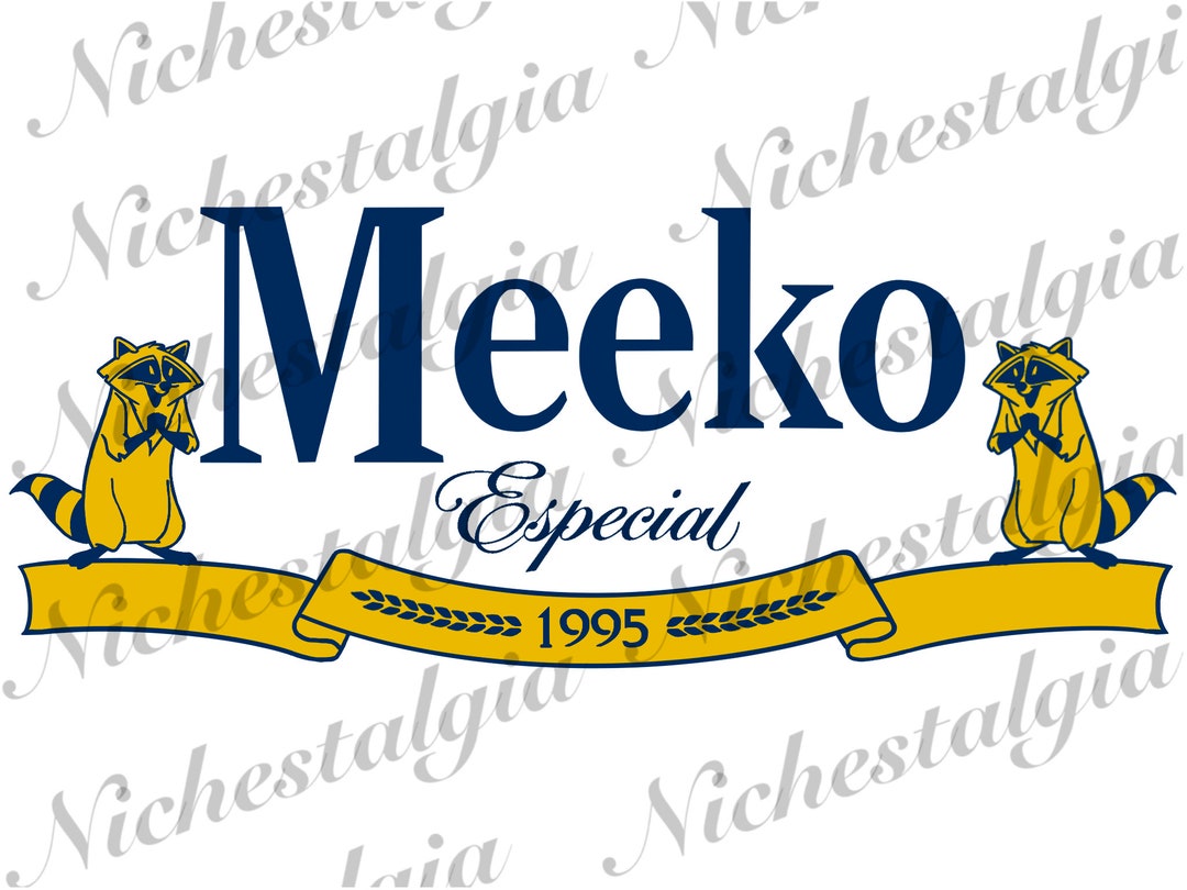 Meeko Modelo Logo Instant Download Cricut Silhouette Vector Alcohol ...