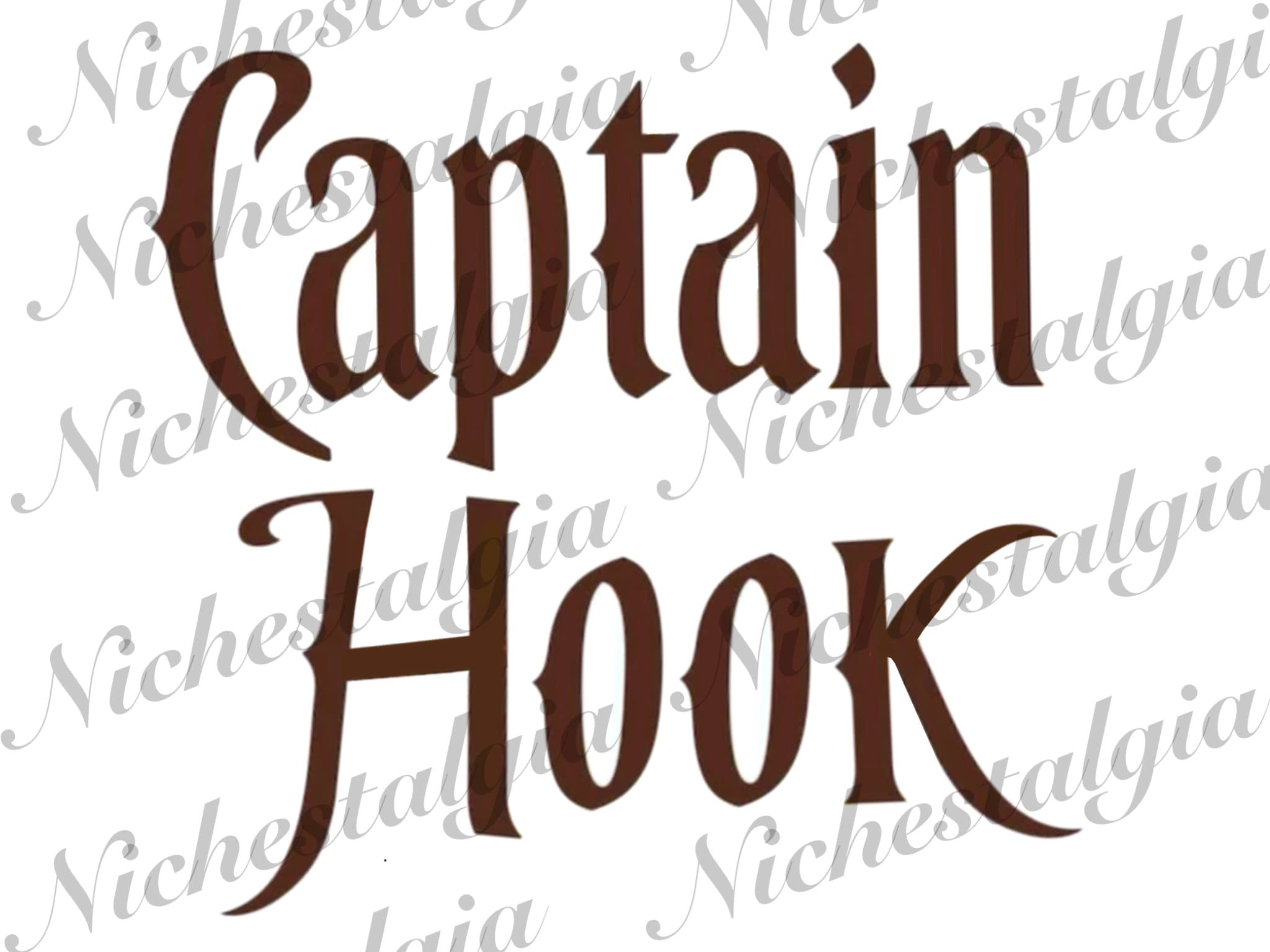 Captain Logo Hook Morgan PNG Instant Download Cricut Silhouette Cut ...