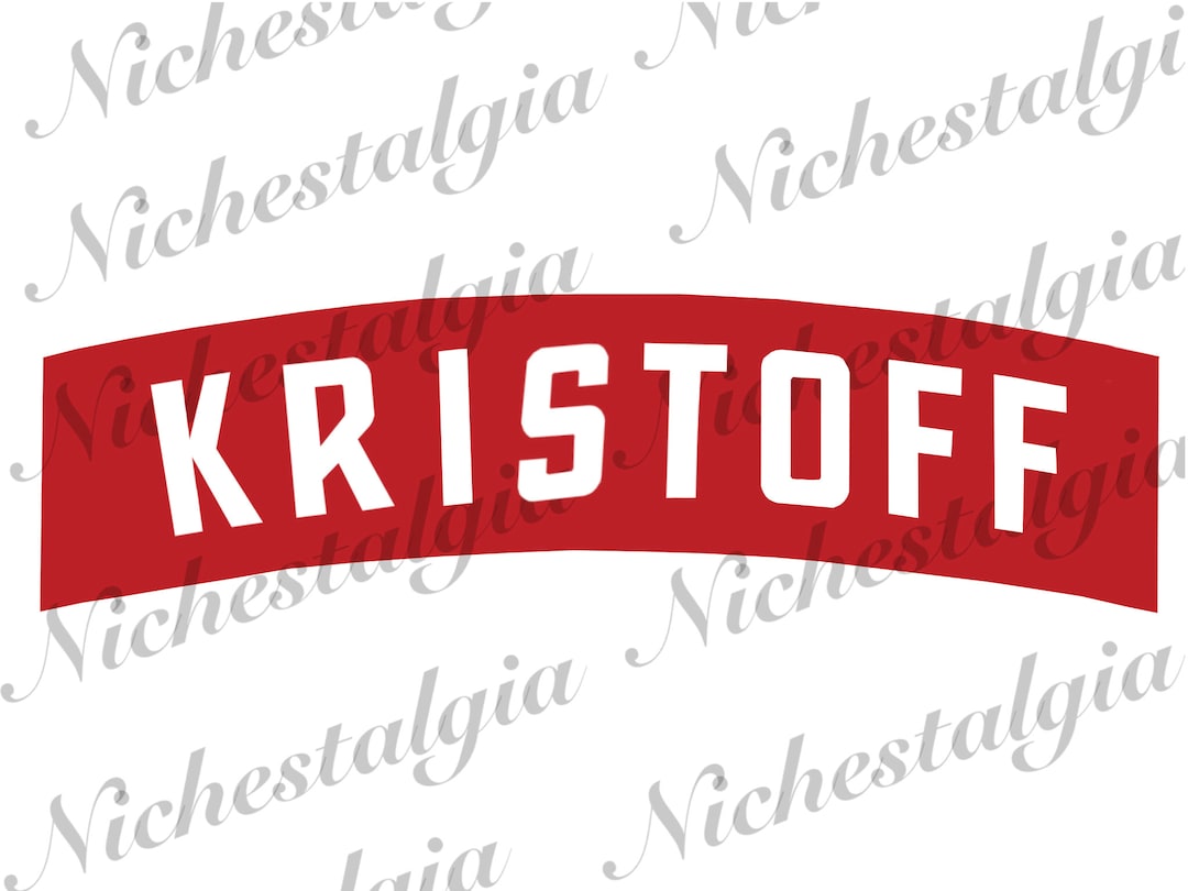 Kristoff Smirnoff Logo PNG Instant Download Cricut Silhouette Cut ...