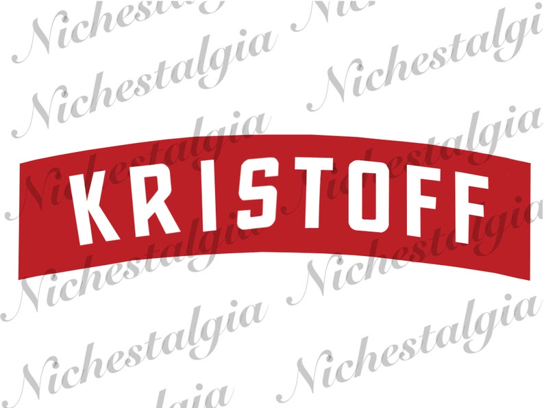 Kristoff Smirnoff Logo PNG Instant Download Cricut Silhouette Vector ...
