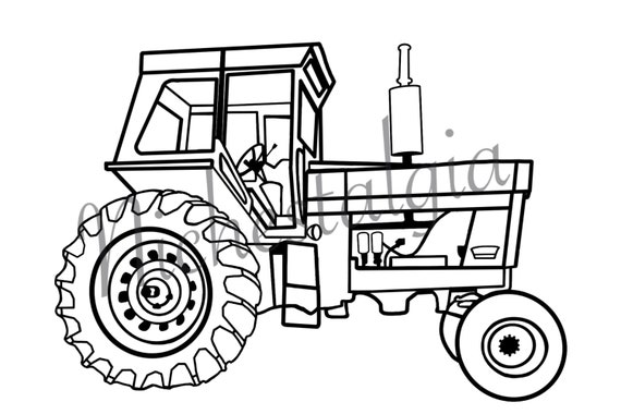 International Tractor Drawing