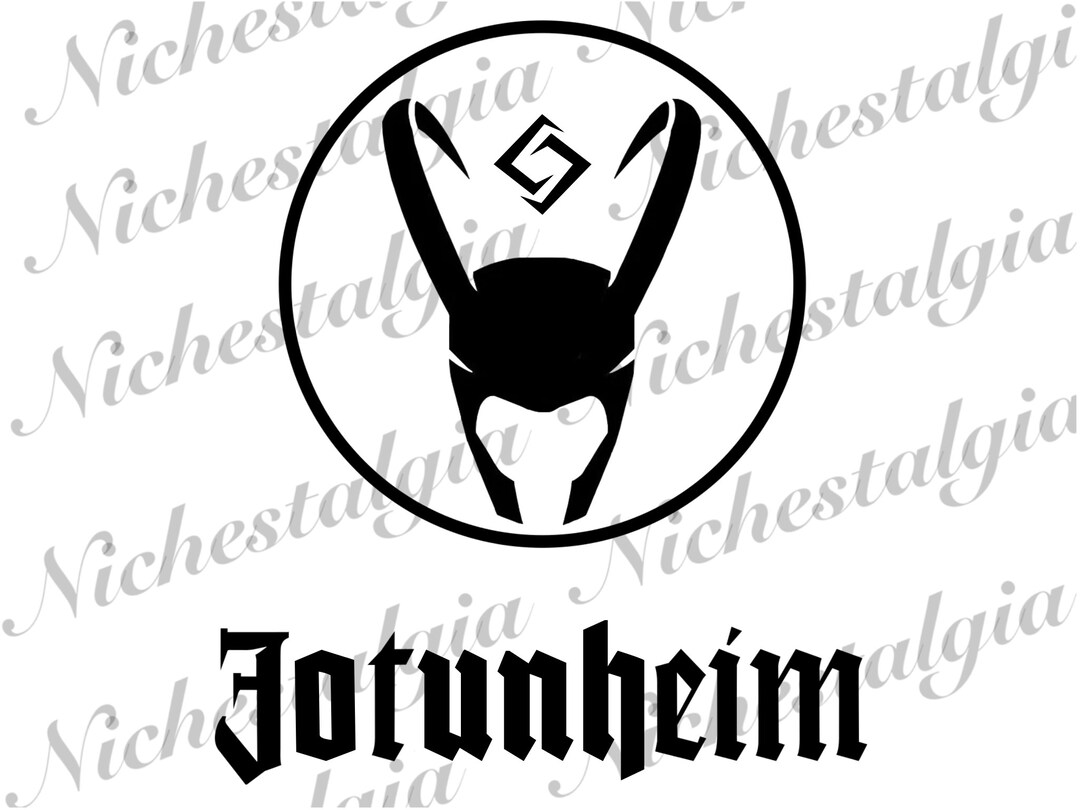 Jotunheim Jäegermeister Loki Logo Instant Download Cricut Silhouette ...