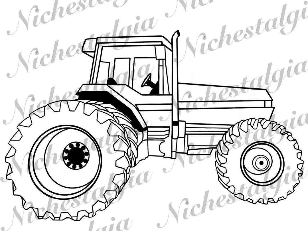 International Tractor Harvester 8920 Case PNG Instant Download Cricut ...