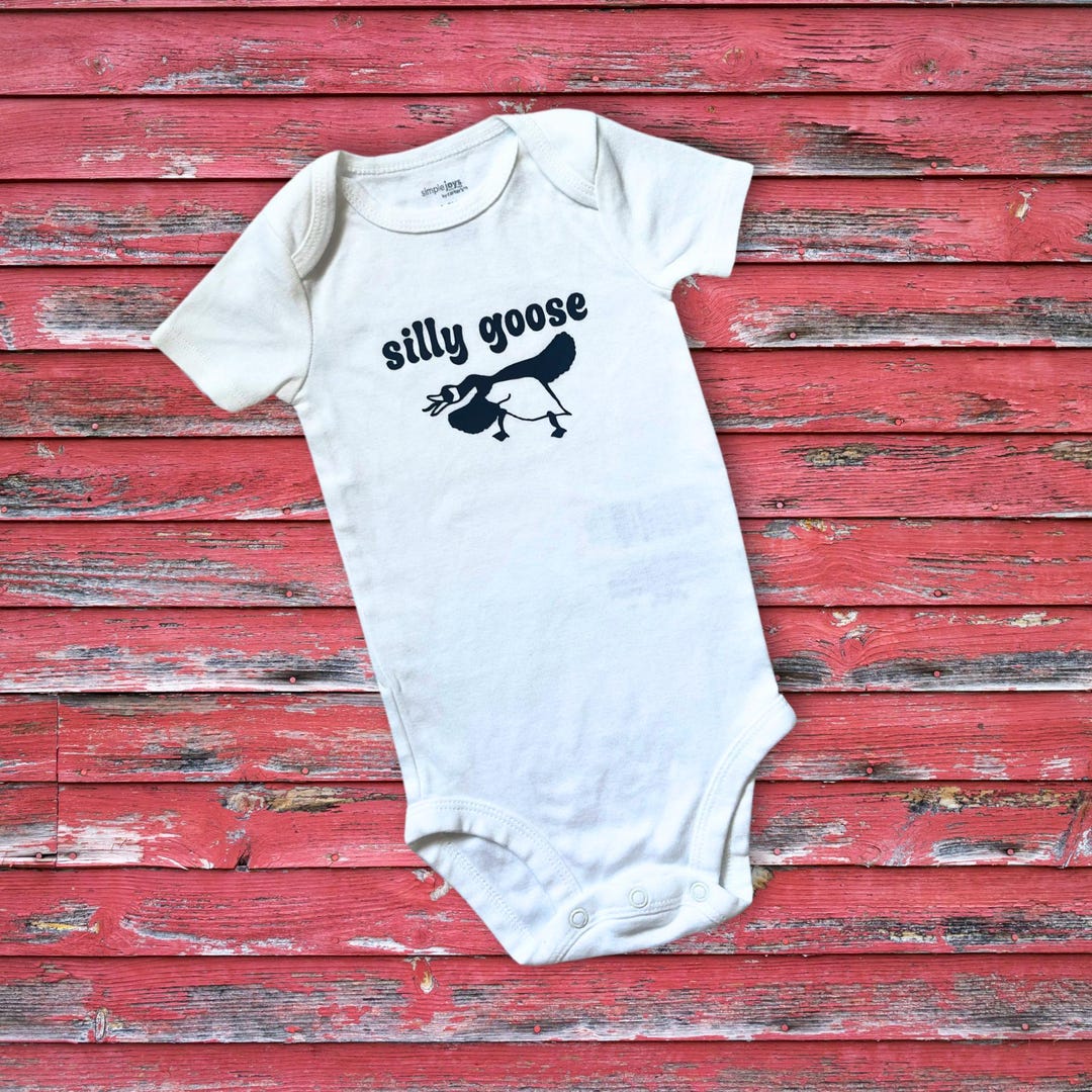 Silly Canada Goose Baby Onesie | Funny Newborn Day Shower Gift - Etsy ...