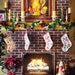 Christmas Fireplace Posters - Etsy