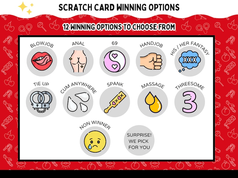 Naughty Gift for Him, Naughty Christmas Scratch Card, Xmas Gift for Him ...