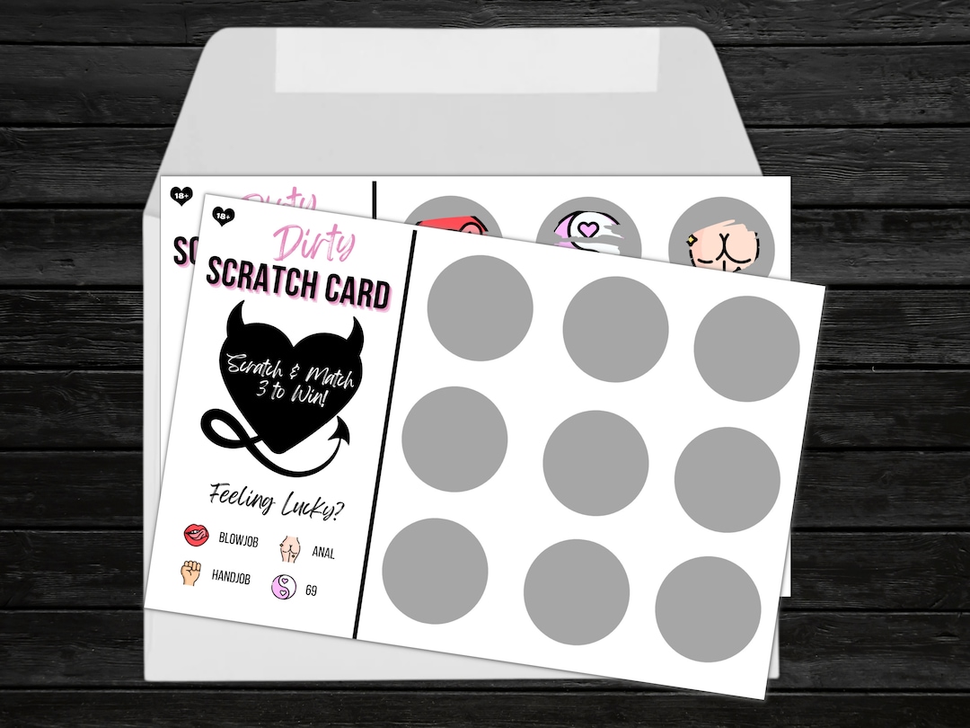 Couple Scratch off Naughty Rude Adult Scratch Card Scratch - Etsy