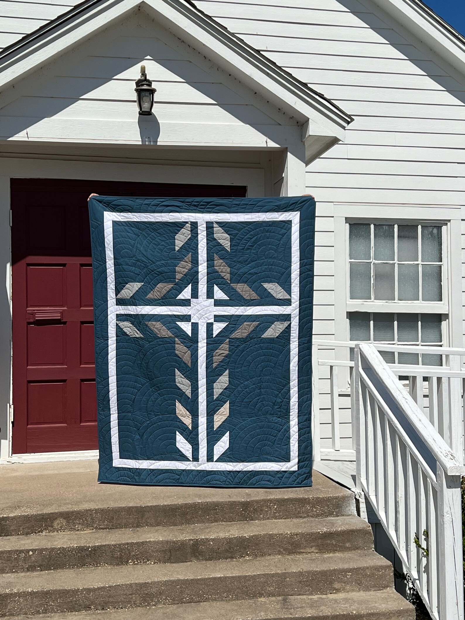 Modern Cross Quilt Pattern PDF - Digital Download Cross Quilt for ...