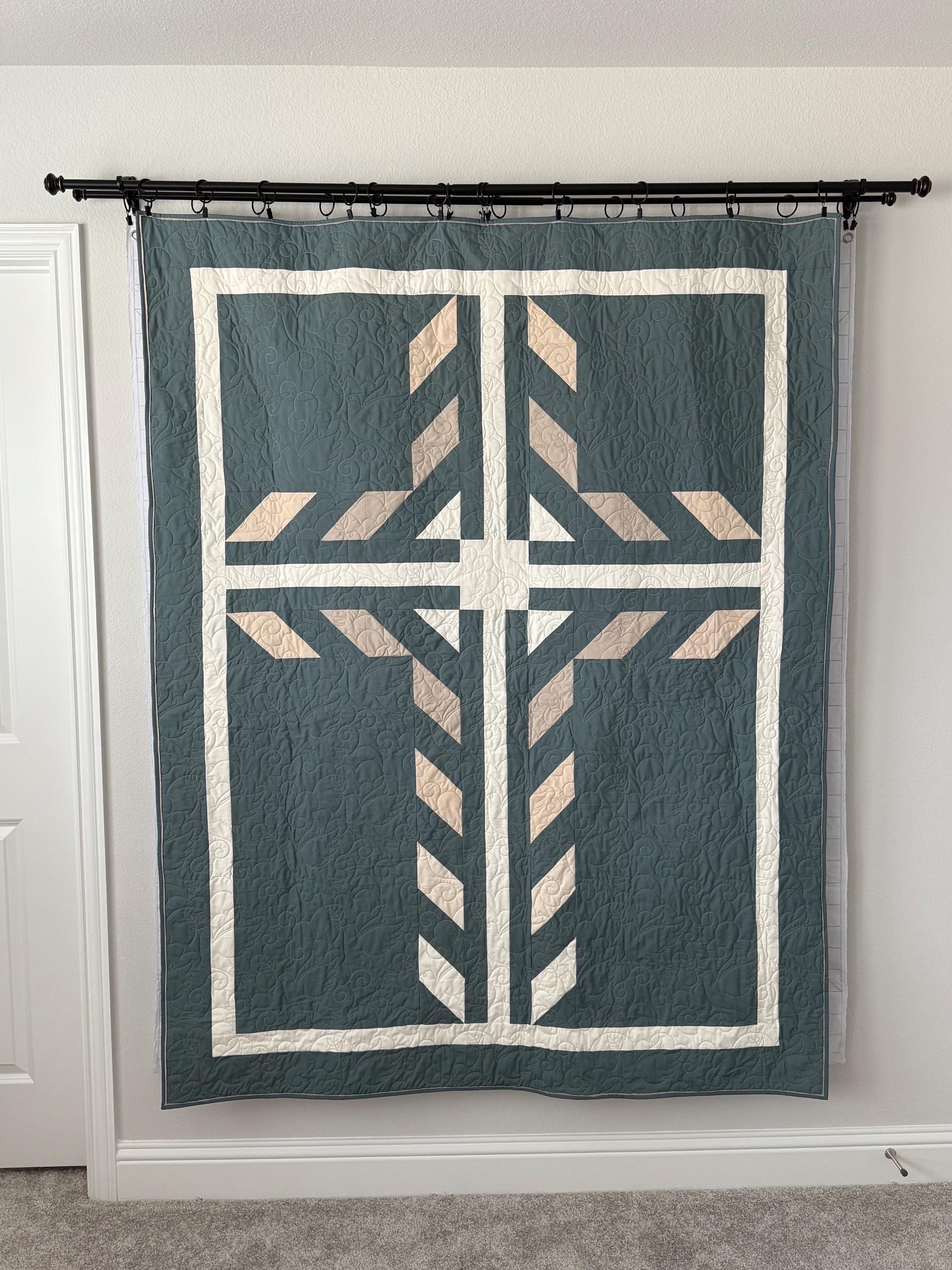 Modern Cross Quilt Pattern PDF - Digital Download Cross Quilt for ...