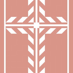 Modern Cross Quilt Pattern PDF - Digital Download Cross Quilt for ...