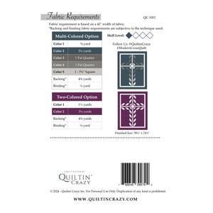 Modern Cross Quilt Pattern PDF - Digital Download Cross Quilt for ...