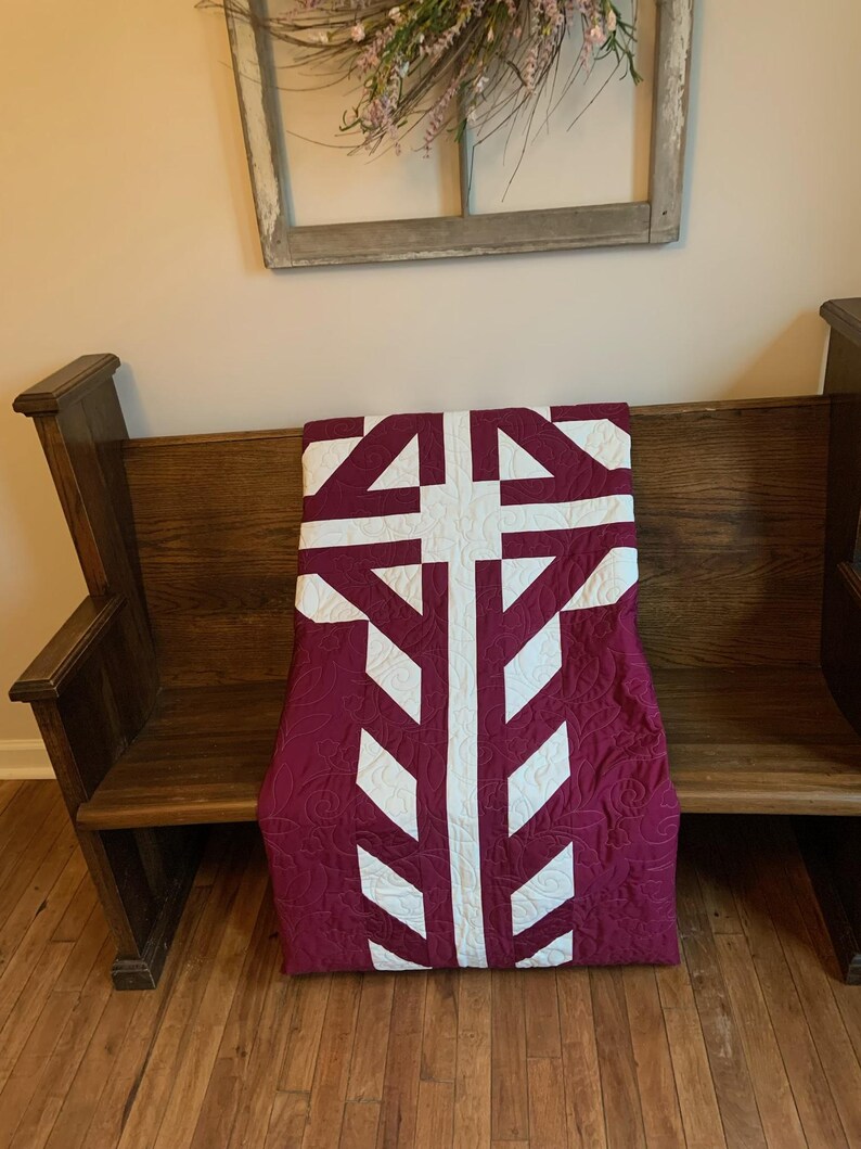 Modern Cross Quilt Pattern PDF - Digital Download Cross Quilt for ...