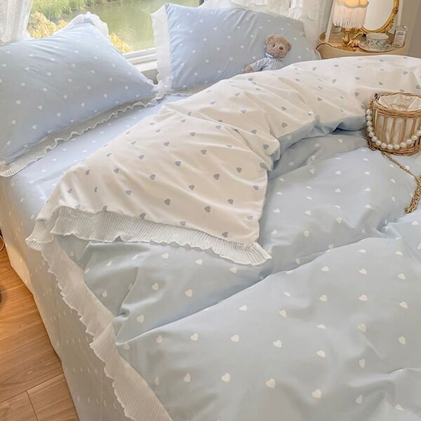 Heart Bedding - Etsy