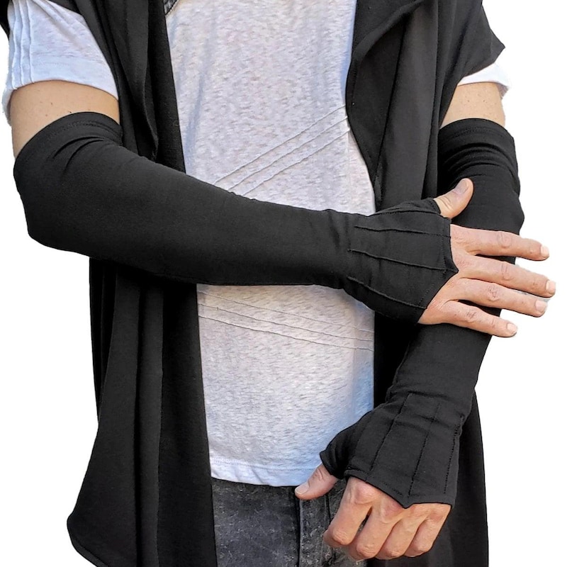 Goth Gloves Elbow Length - Etsy