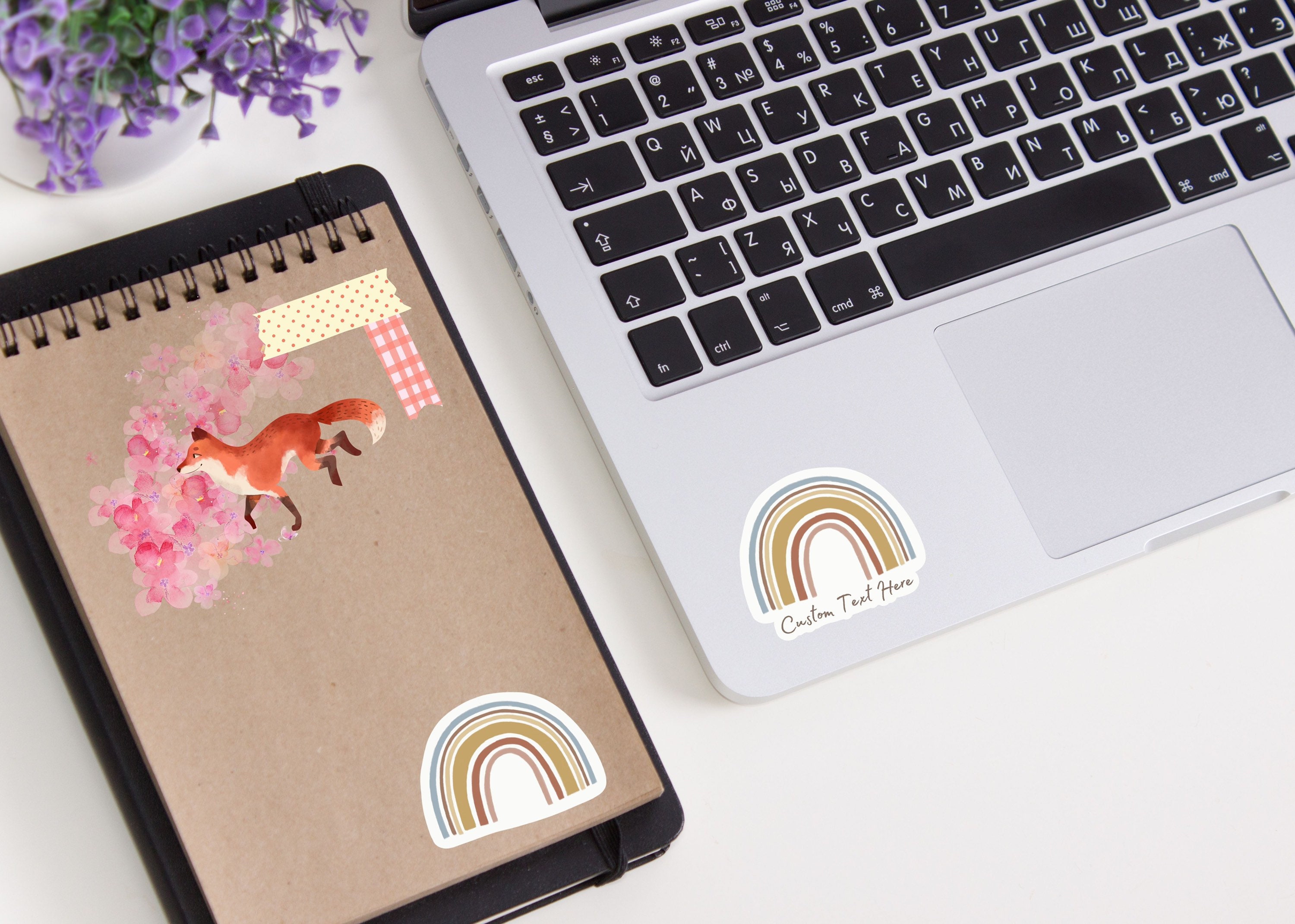 Stickers, Labels & Tags Paper stationary decal Custom Stickers laptop ...