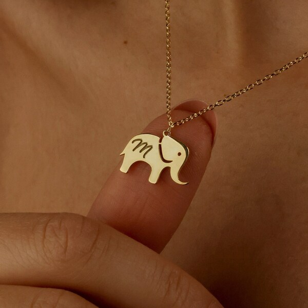 Elephant Necklace - Etsy