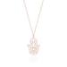 18K Gold Hand of God Necklace, Custom Hamsa Necklace, Protection ...