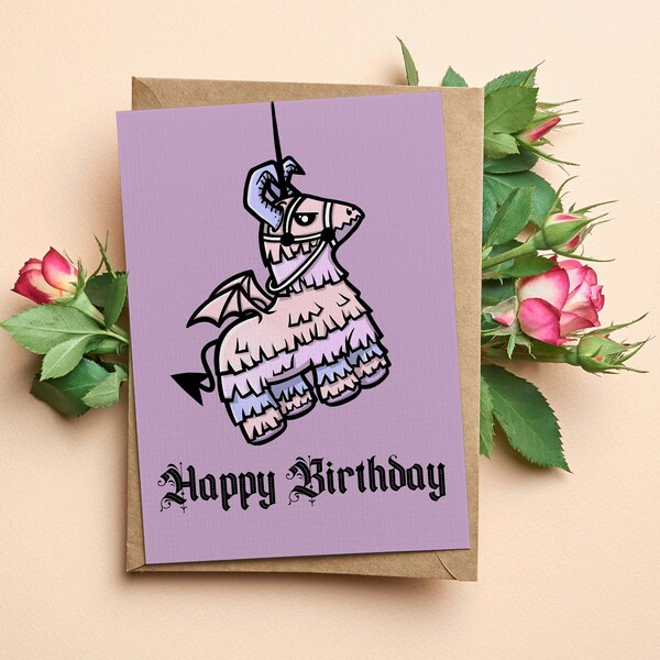 Creepy Demon Card - Etsy