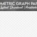 Isometric Graph Paper, Digital Isometric Grid Paper, PDF for US Letter ...