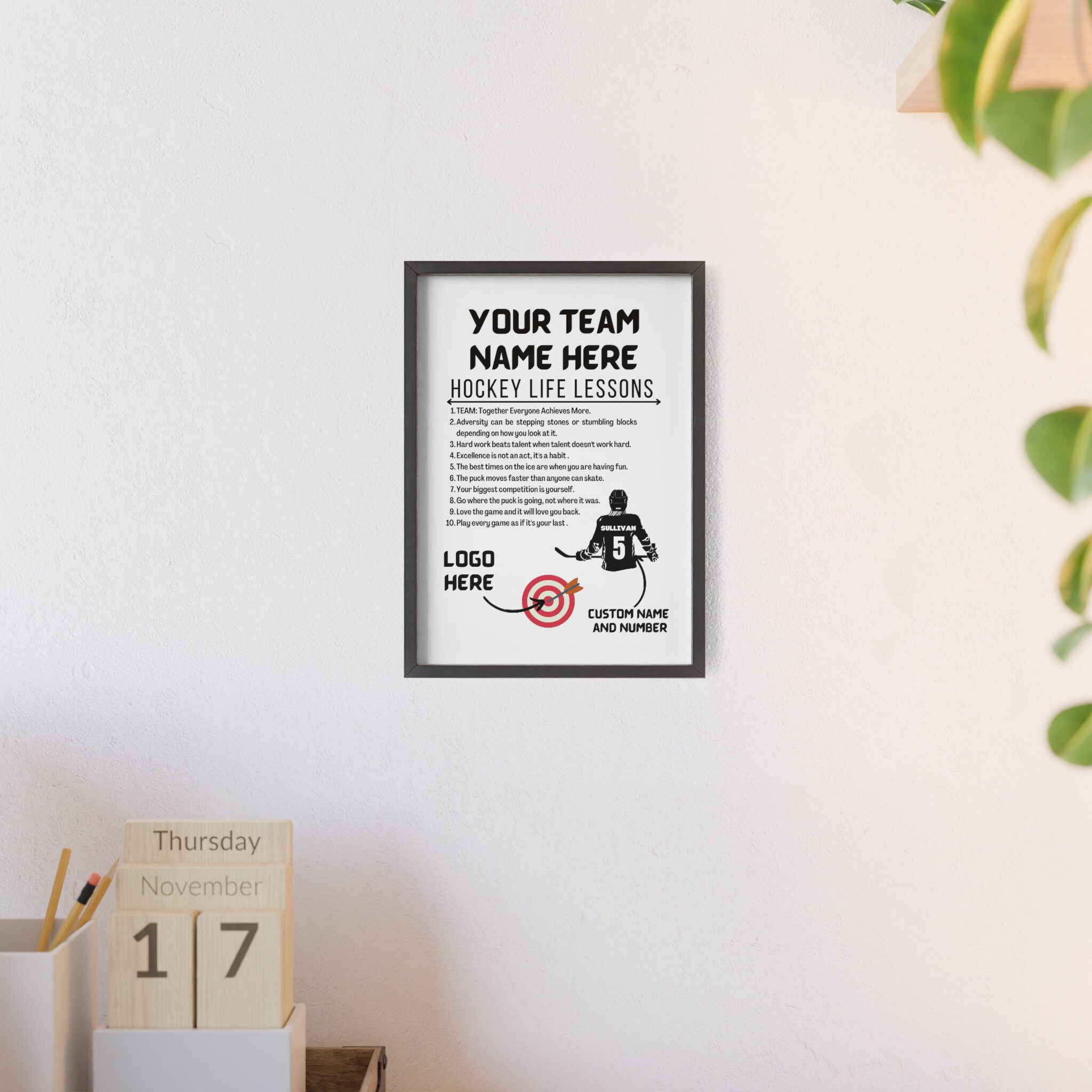 Full Team Custom Posters, Digital Posters, Sports Team Life Lessons ...