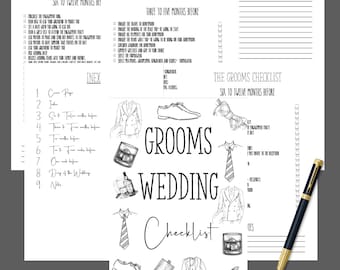 Wedding Day Checklist Printable Download - Etsy