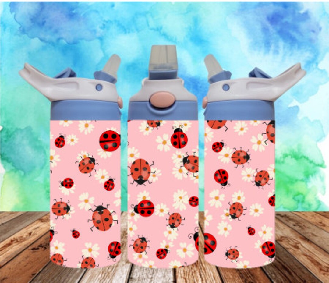 Lady Bug 300dpi 12oz Kids Flip Top Sippy Cup Tumbler Wrap PNG /12oz ...