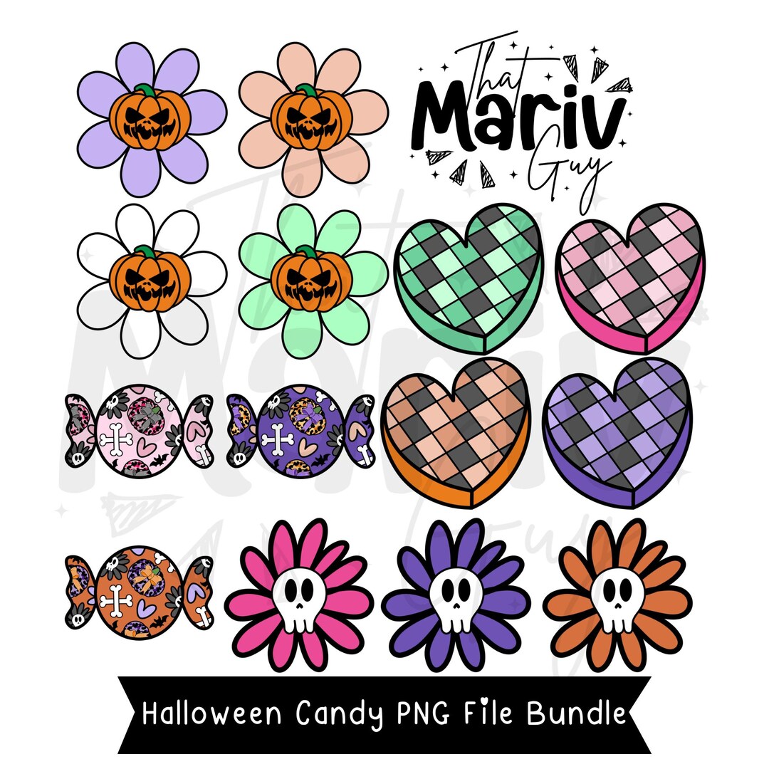 Digital Halloween Candy PNG File/download Download/5000x5000px/t-shirt ...