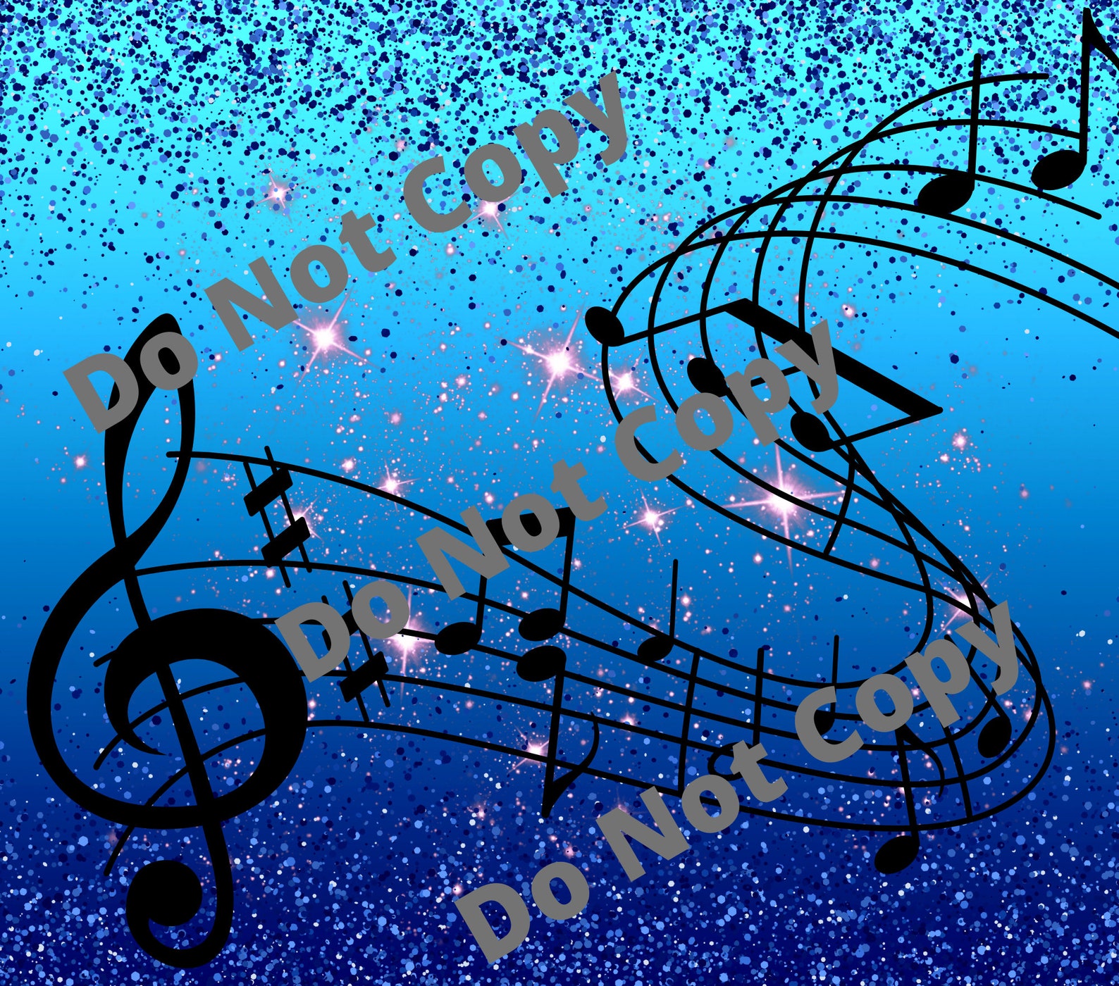 Music Notes 300dpi 20oz STRAIGHT Skinny Tumbler Wrap/glitter 20oz ...