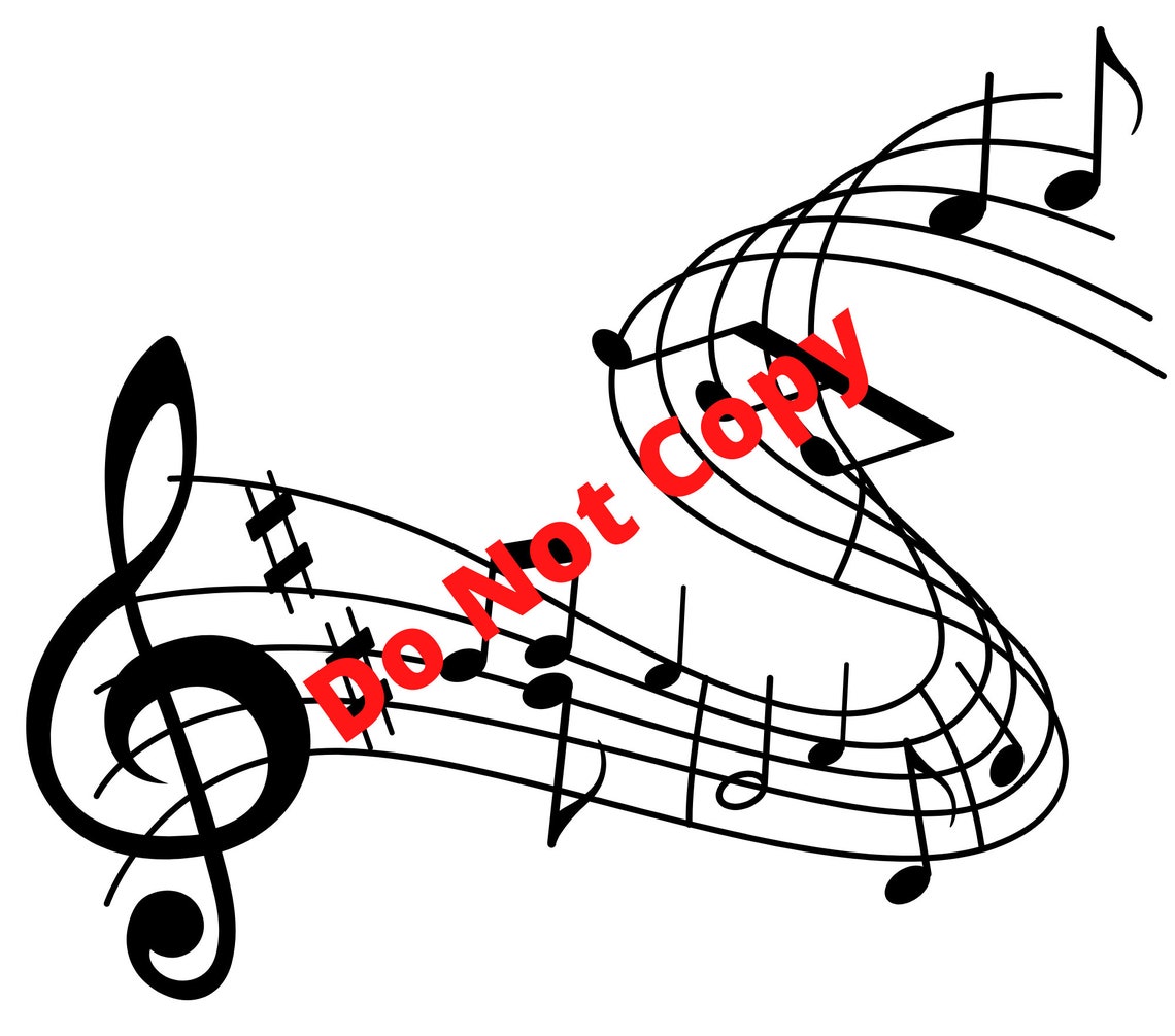 Music Notes 300dpi 20oz STRAIGHT Skinny Tumbler Wrap/band 20oz - Etsy