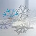 Snowflake Decor, Mini Snowflakes, Snowflakes, Christmas Decor, Holiday ...