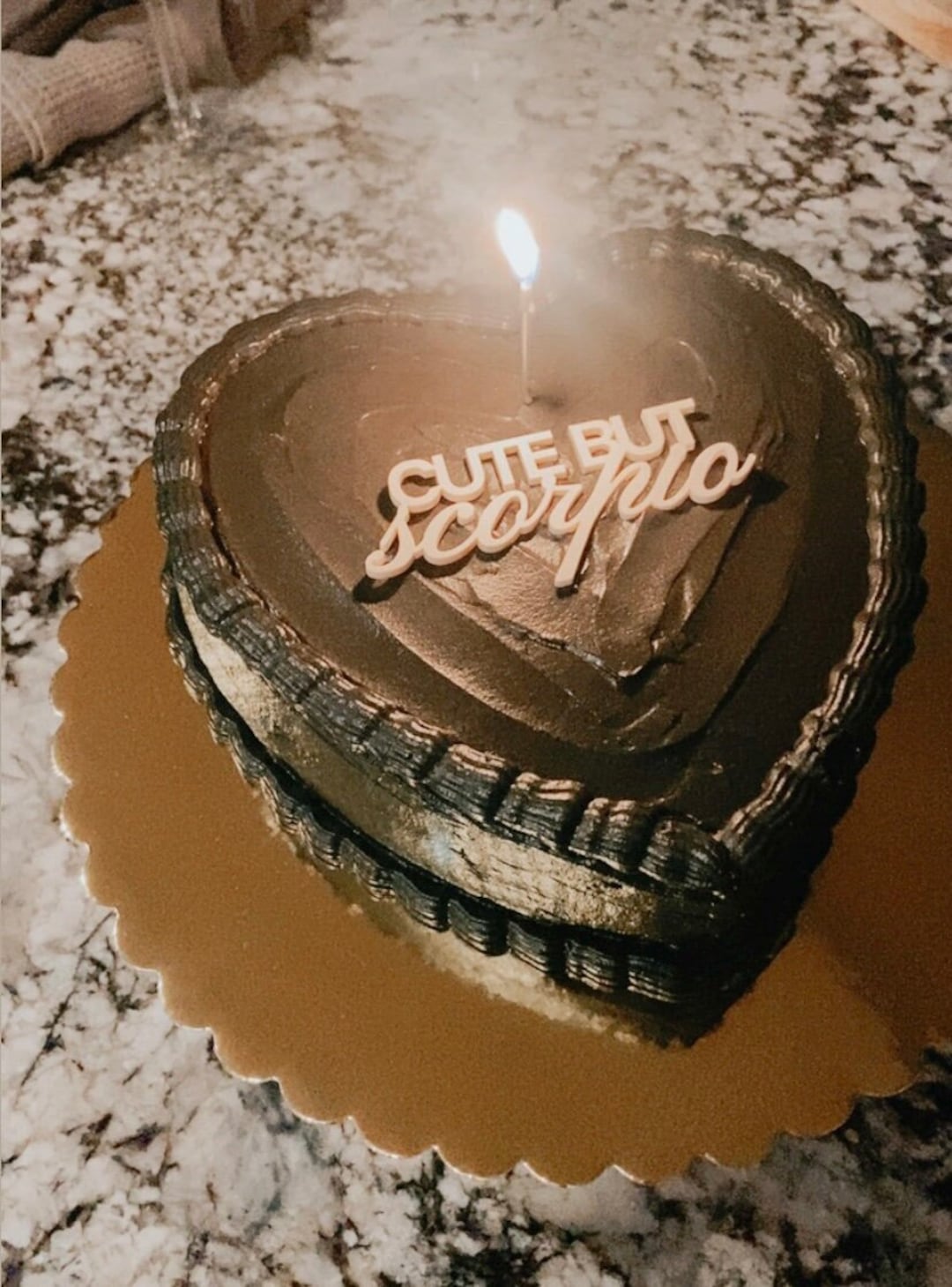 Zodiac Cake Topper, Cute but Scorpio, Cute but Aries, Cake Topper ...