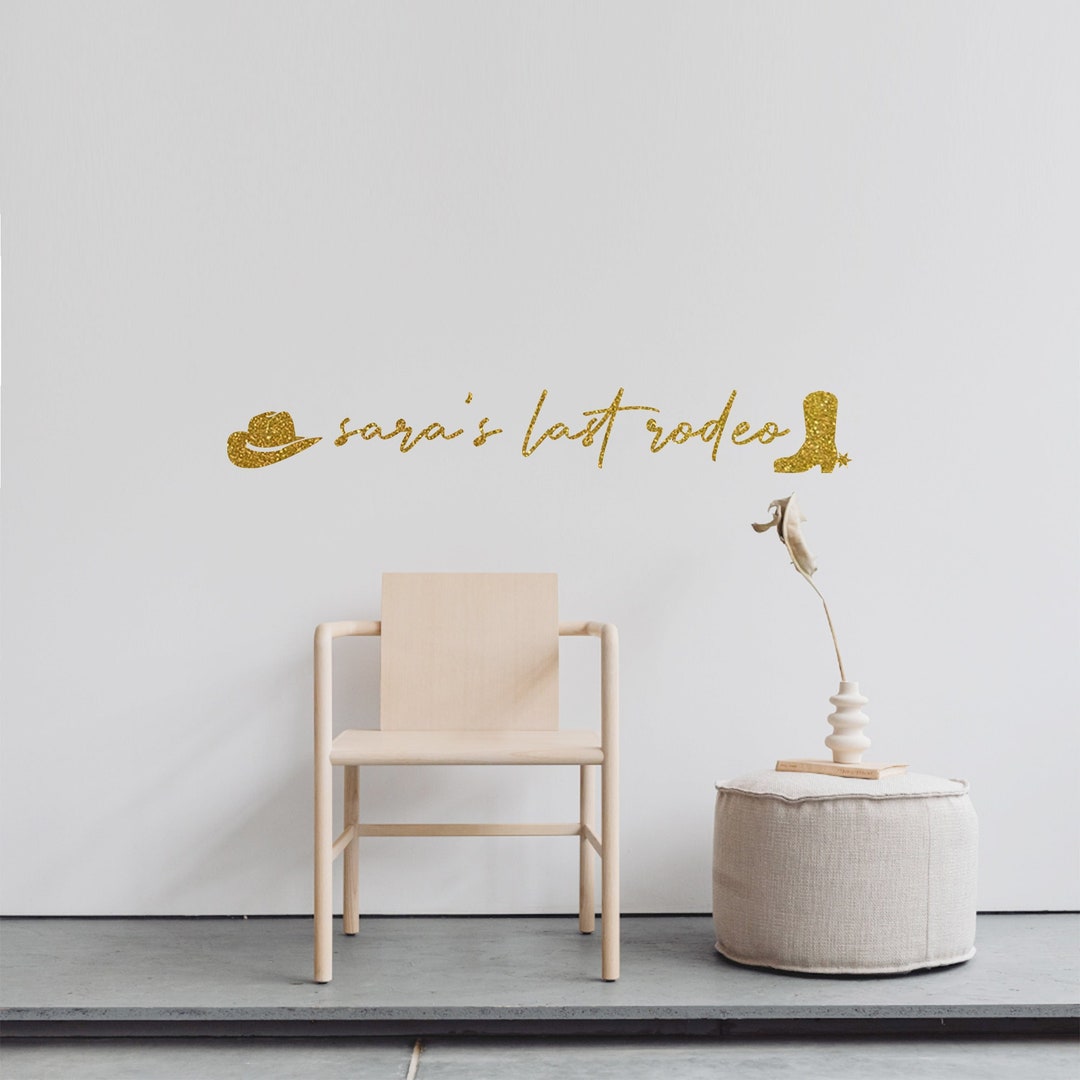 Last Rodeo Banner, Bachelorette Banner, Custom Name Banner, Last Rodeo ...