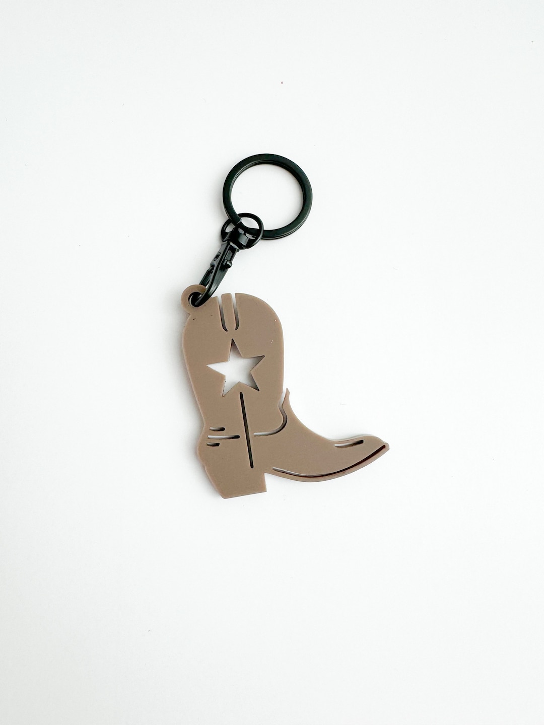 Cowgirl Boot Keychain, Cowboy Boot Keychain, Keychain, Western Keychain ...