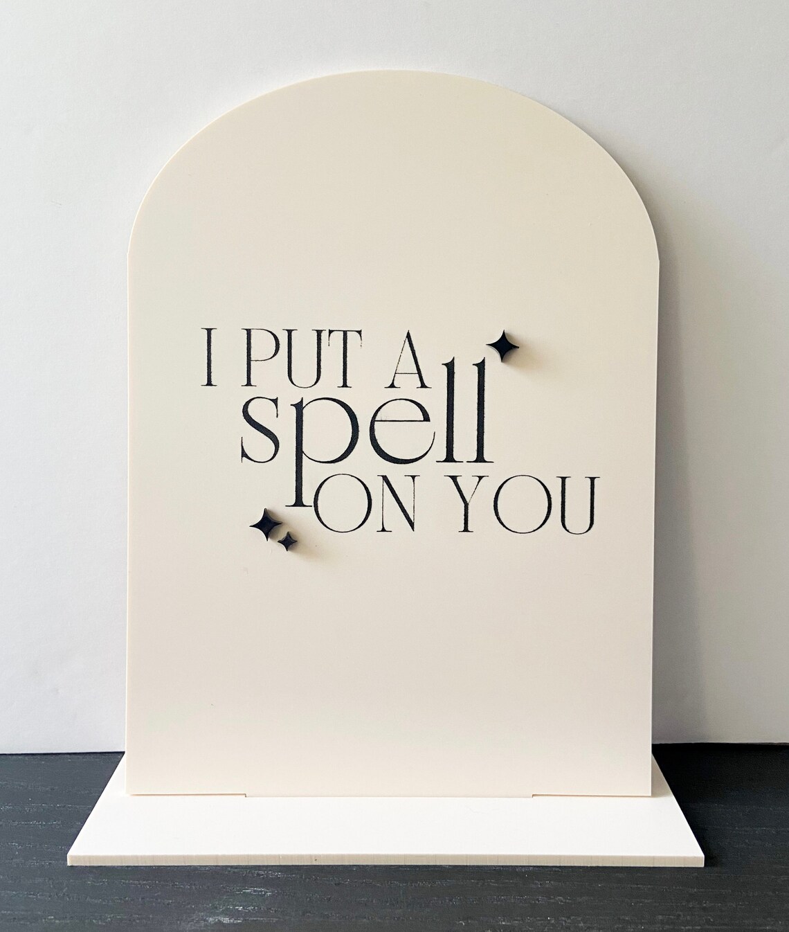 Halloween Decor, Halloween Sign, I Put a Spell on You, Acrylic Decor ...