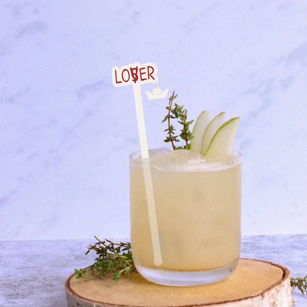 Pennywise Drink Stirrer, Pennywise Decor, Drink Stirrer, Loser, Lover ...